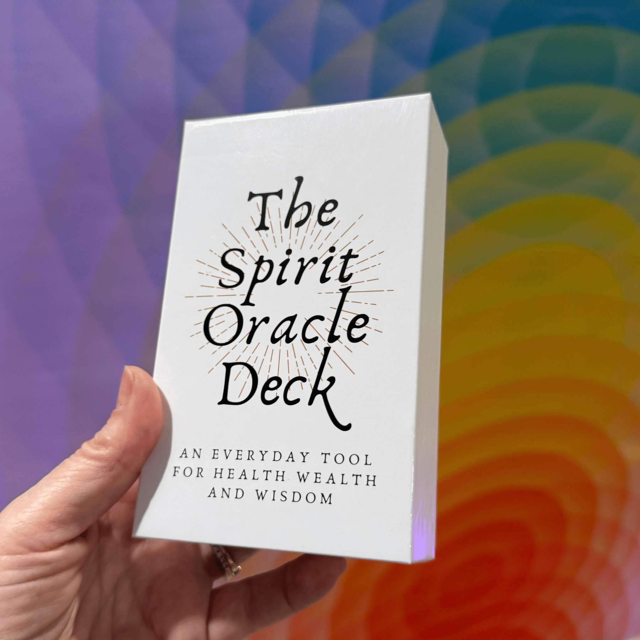 Spirit Oracle Deck | Sacred Geometry Cards for Wisdom & Connection